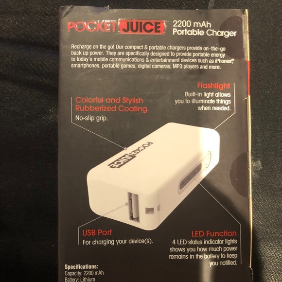 Tzumi | Cell Phones & Accessories | New Tzumi Pocket Juice 220mah ...